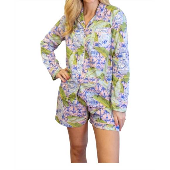 8 Oak Lane | Intimates & Sleepwear | New 8 Oak Lane Short Pajama Set In ...